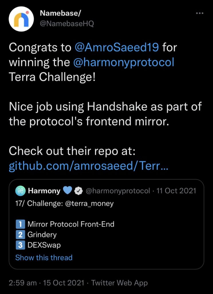 Challenge: Harmony - Amro Saeed